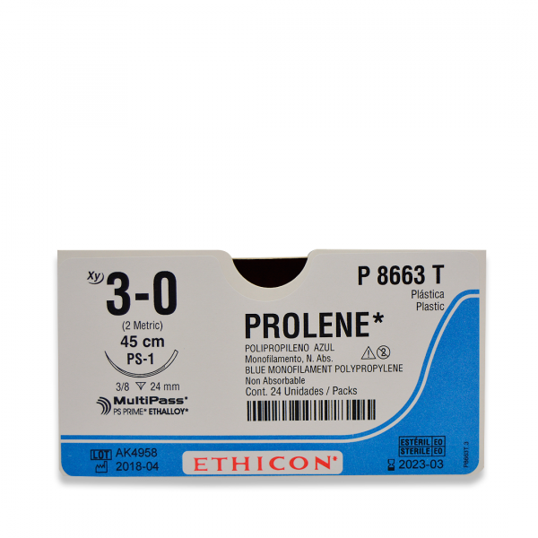 #124-PROLENE-3-0-45CM-CAJA – Hospiclinic de Colombia SAS
