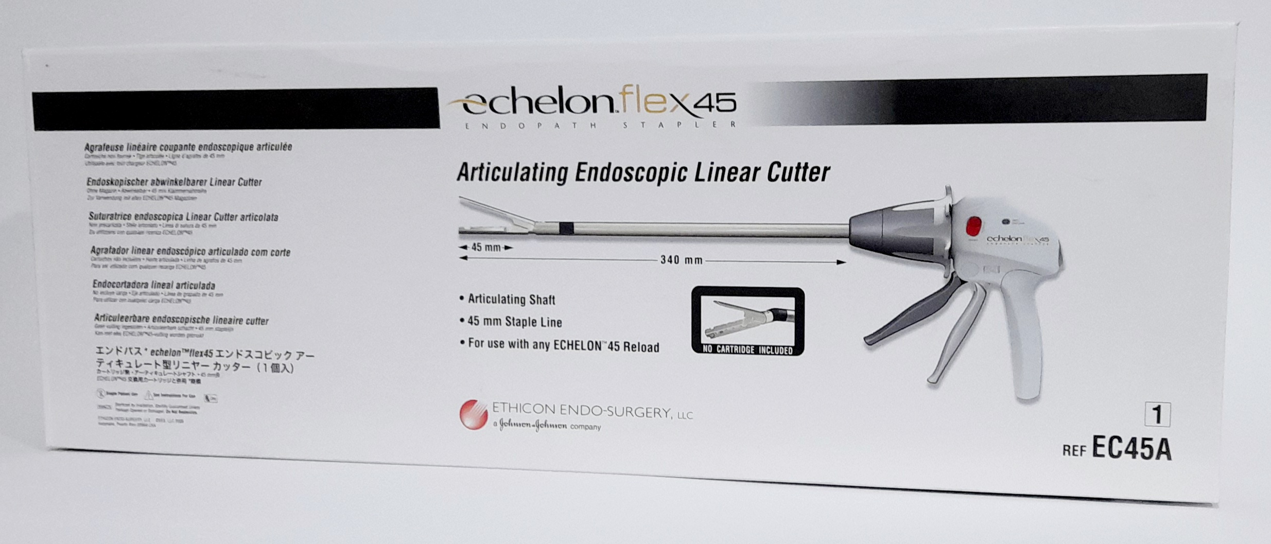 ARTICULATING ENDOSCOPIC LINEAR CUTTER EC45A – Hospiclinic de Colombia SAS