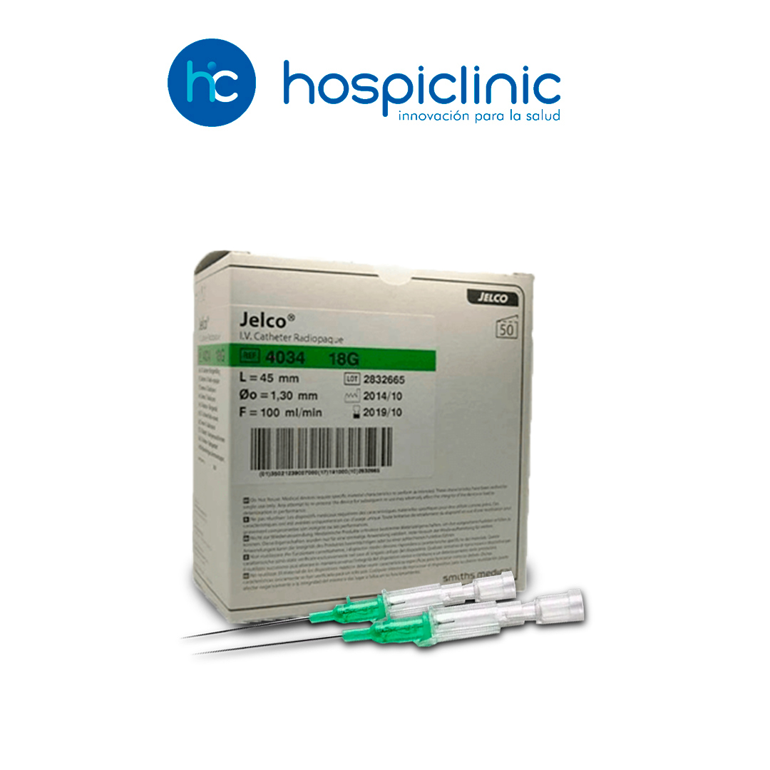 Catéter Intravenoso #18 – Hospiclinic de Colombia SAS